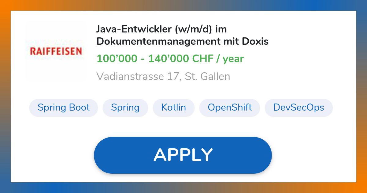 Java-Entwickler (w/m/d) im Dokumentenmanagement mit Doxis Job in St ...
